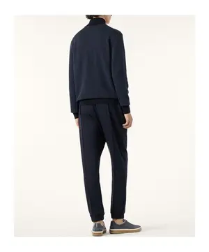 Loro Piana Roadster Half-zip Jumper - Black