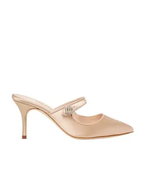 Manolo Blahnik Camparimu Jewel 70 Muller High Heels