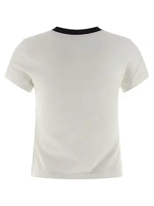 Off-White Logo Detailed Crewneck T-shirt - White