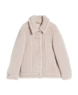 Max Mara Teddino Faux-shearling Jacket - Nude