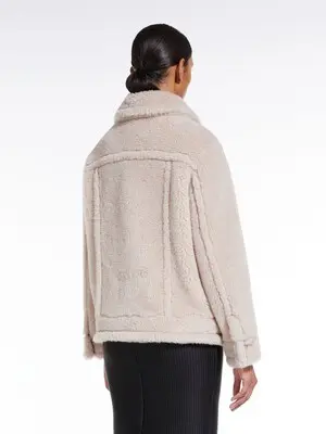 Max Mara Teddino Faux-shearling Jacket - Nude
