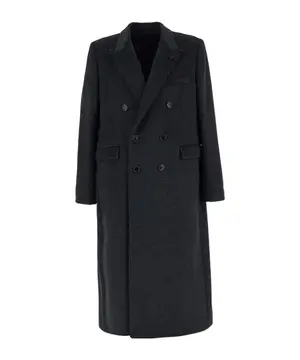 LARDINI Double Breasted Tailored Coat