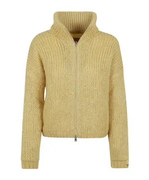 Herno Mohair-blend Cropped Cardigan