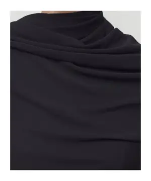 THE ROW Isadra Sculptural Draped Crepe Jersey Top