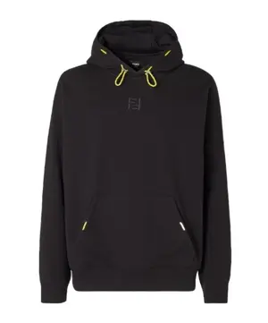 Fendi Ff Embroidered Drawstring Hoodie