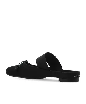 MAISON MARGIELA Bow Detailed Slip-on Slipper