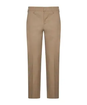 PT TORINO Stretch-cotton Straight-leg Trousers