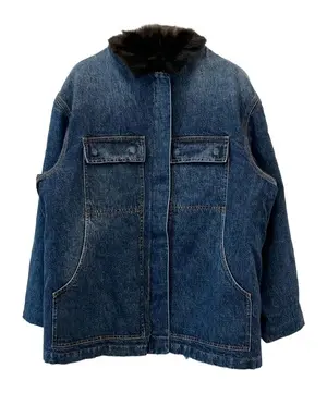 Magda Butrym Patch Pocket Denim Jacket