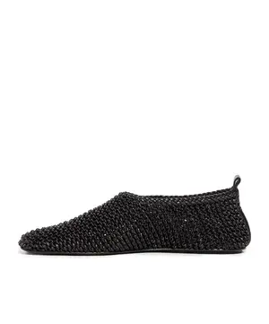 TOTEME Woven Round Toe Ballet Flats