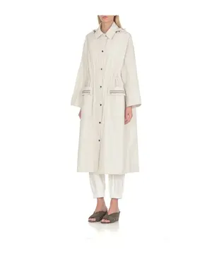 Brunello Cucinelli Single-breasted Coat - White
