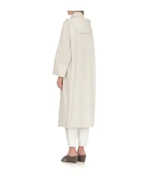 Brunello Cucinelli Single-breasted Coat - White