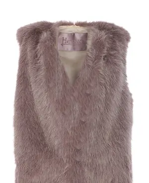 Herno Faux Fur Sleeveless Gilet