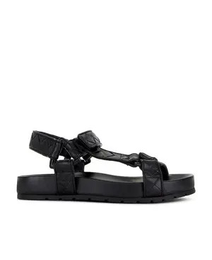 Bottega Veneta Intrecciato Open Toe Flat Sandals
