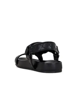 Bottega Veneta Intrecciato Open Toe Flat Sandals