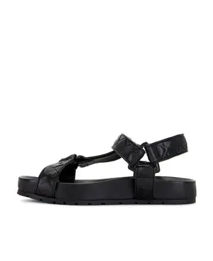 Bottega Veneta Intrecciato Open Toe Flat Sandals