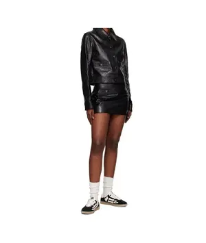 Amiri Pacific Bones Lace-up Sneakers - Black