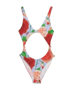 Loewe Roses Cut Out Swimsuit