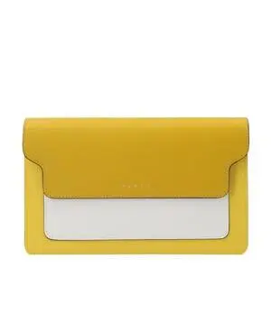 Marni Trunk Two-tone Leather Bag - Yellow