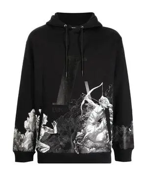 Emporio Armani Printed Hoodie