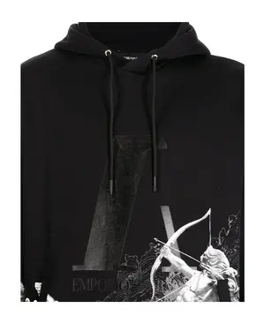Emporio Armani Printed Hoodie