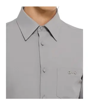 Gucci Horsebit Technical Panama Shirt