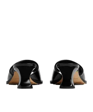 Bottega Veneta Cha-cha Mules With Sculptural Heel - Black