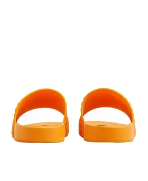 Bottega Veneta Rubber Slide Sandals - Orange