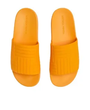 Bottega Veneta Rubber Slide Sandals - Orange