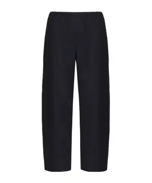 Khaite Clover Straight Leg Trousers - Dark Navy