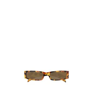 Gucci Rectangular Frame Sunglasses - Brown