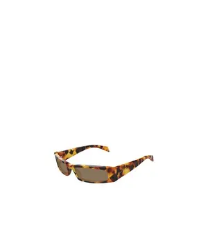 Gucci Rectangular Frame Sunglasses - Brown