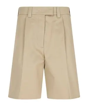 Miu Miu Chino Bermuda Shorts - Rope Ash