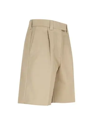 Miu Miu Chino Bermuda Shorts - Rope Ash