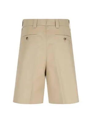Miu Miu Chino Bermuda Shorts - Rope Ash