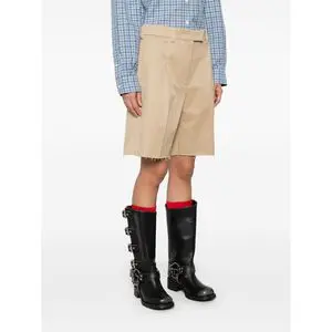 Miu Miu Chino Bermuda Shorts - Rope Ash