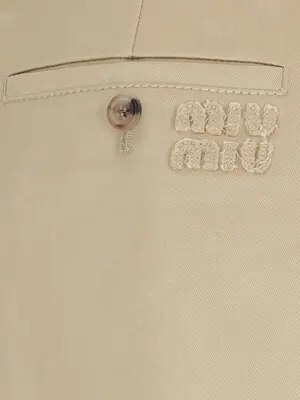 Miu Miu Chino Bermuda Shorts - Rope Ash