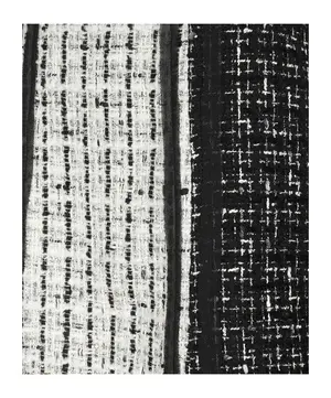 Karl Lagerfeld High Waist Tweed Skirt With Side Slits