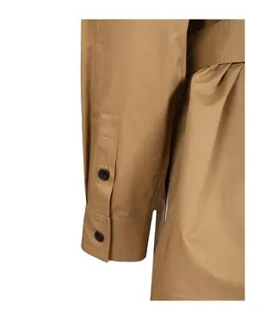 Saint Laurent Belted Tunic - Green