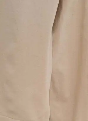 Alaïa High Neck Cropped Top - Nude