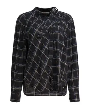Isabel Marant Étoile Check Pattern Blouse