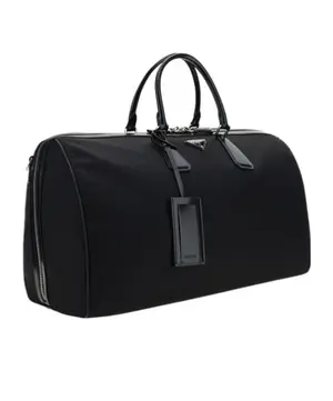 Prada Triangle Logo Travel Bag