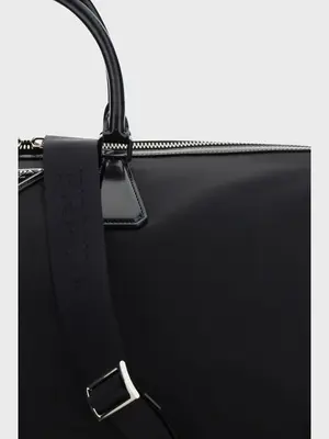 Prada Triangle Logo Travel Bag