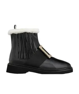 ROGER VIVIER Viv Rangers Metal Buckle Boots