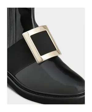 ROGER VIVIER Viv Rangers Metal Buckle Boots