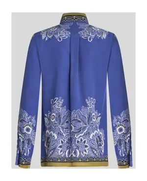 Etro Bouquet Crepe De Chine Shirt