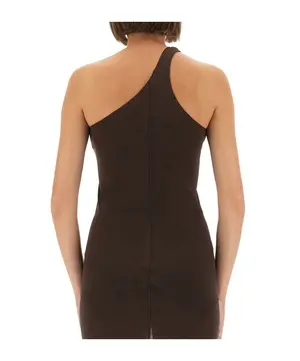 Rick Owens One-shoulder Ribbed Top