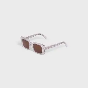 Celine Square Acetate Sunglasses With Crystals