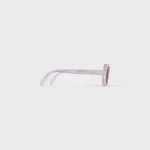 Celine Square Acetate Sunglasses With Crystals