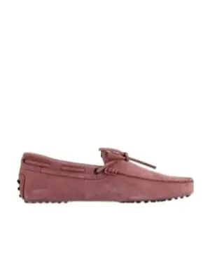 TOD'S Flat Slip-on Loafers With Logo Detail - Pink