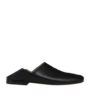 LEMAIRE Folding-heel Square-toe Slippers
